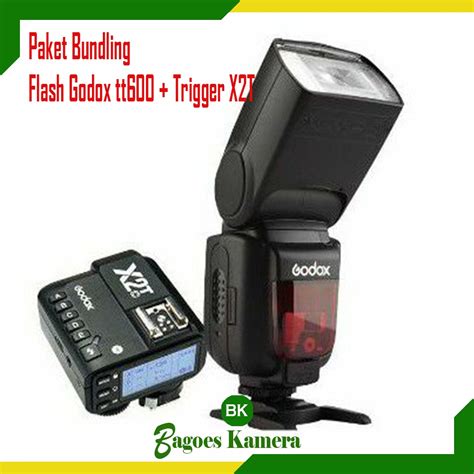 Jual Paket Speedlite Flash Godox Tt600 Tt 600 Tt600 Universal Trigger