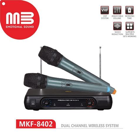 Buy China Wholesale Karaoke Wireless Microphone System Vhf Mic Dual