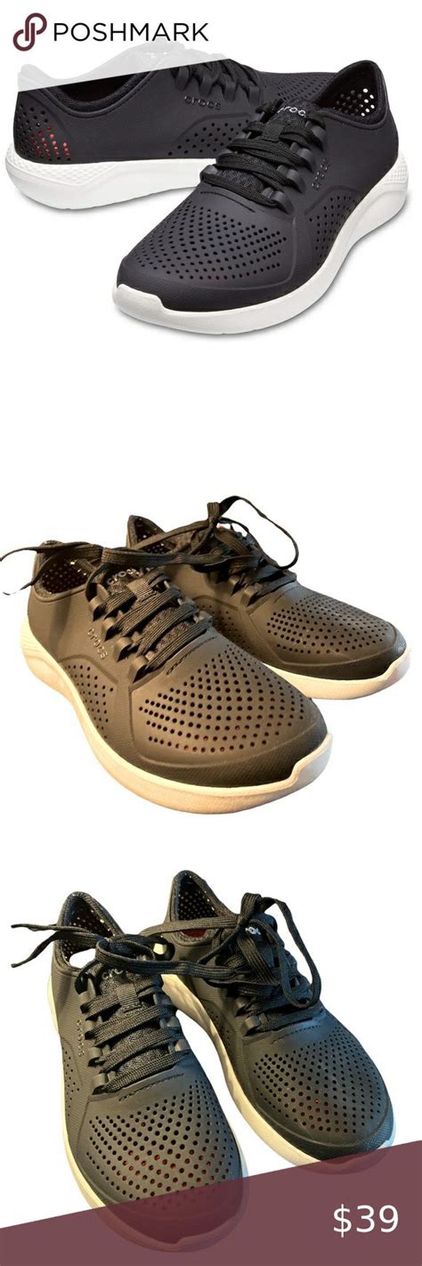 Crocs Literide Black Tennis Shoes Black Tennis Shoes Dress Shoes Men