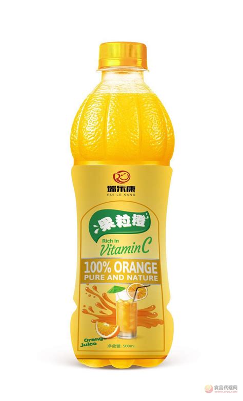 瑞乐康果粒橙500ml 瑞乐康食品（深圳）有限公司 秒火食品代理网