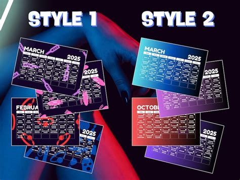 Sex Calendar 2025 365 Sex Ideas Printable Naughty Calendar For Couples Sex Ideas Sexy