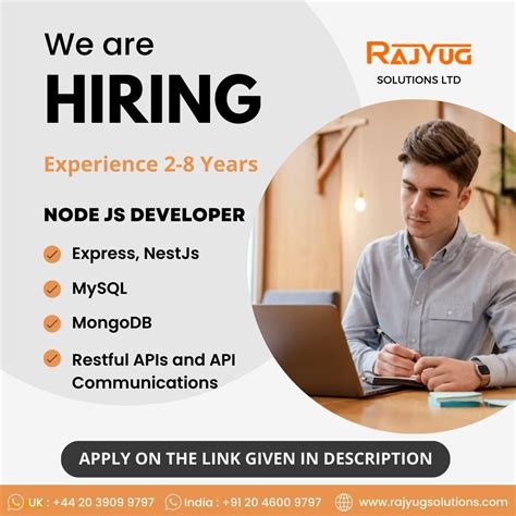 Hiring Jobalert Hiringnow Nodejs Nodejsdeveloper Mongodb Mysql
