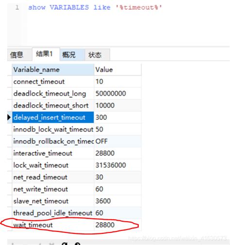修改数据库mysql的wait timeout 查看数据库的wait time修改时间 csdn博客