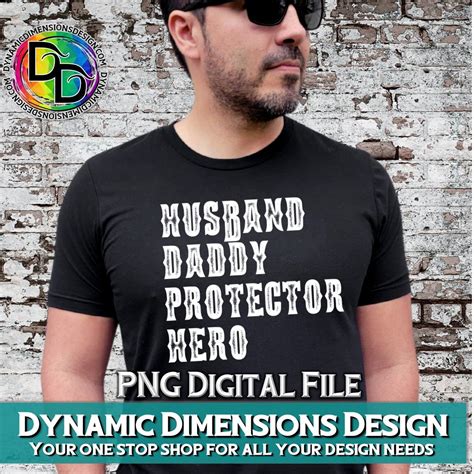 Husband Daddy Protector Hero By Dynamic Dimensions Thehungryjpeg