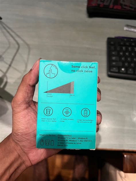 Logitech M220 Silent Mouse Red Colour Computers And Tech Parts And Accessories Mouse