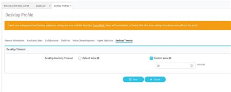 Configure Environment To Prevent Agent Desktop Logout Cisco