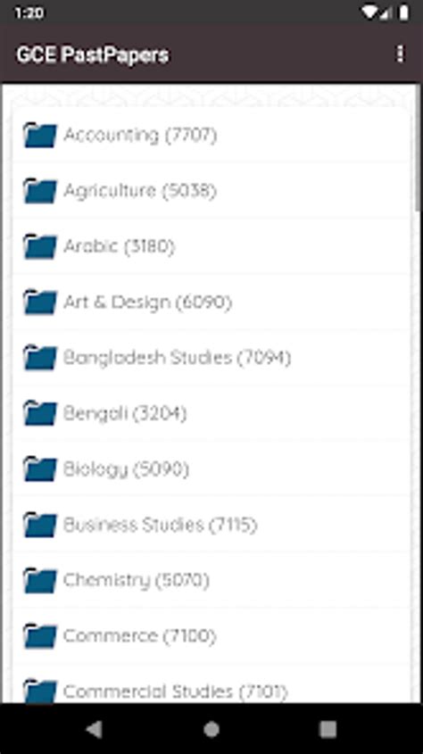 gce past questions and answers for android download