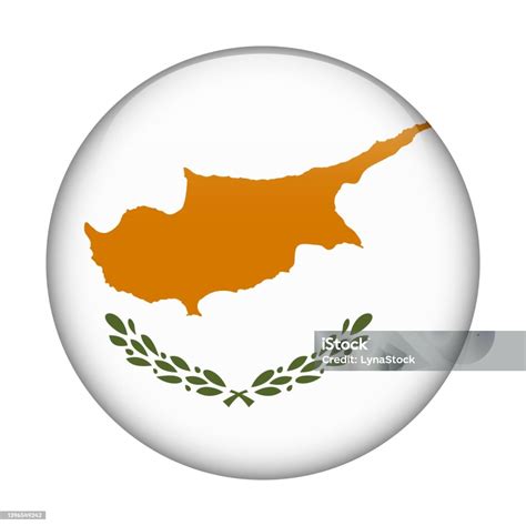 키프로스 국기 벡터 아이콘입니다 웹 앱 Ui용 유리 버튼입니다 광택 배너 기에 대한 스톡 벡터 아트 및 기타 이미지 기 아이콘 키프로스 공화국 Istock