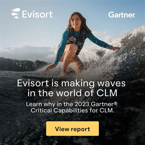 Evisort On Linkedin Gartner® Report 2023 Critical Capabilities For Contract Life Cycle…