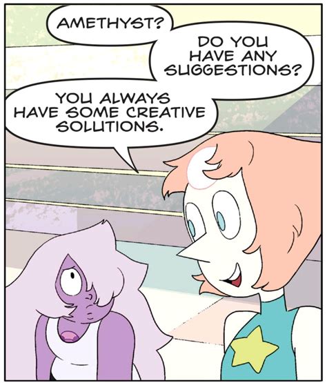 Steven Universe Pearl And Amethyst Comic