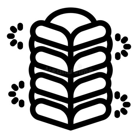 Data Storage Icon Showing Information Being Processed Stock Illustration Illustration Of