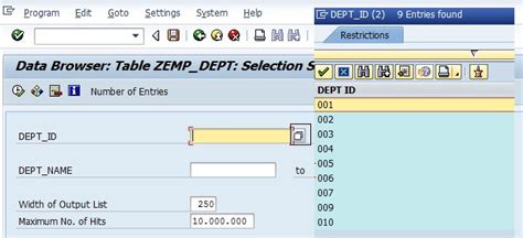 Elementary Search Help Sapcodes