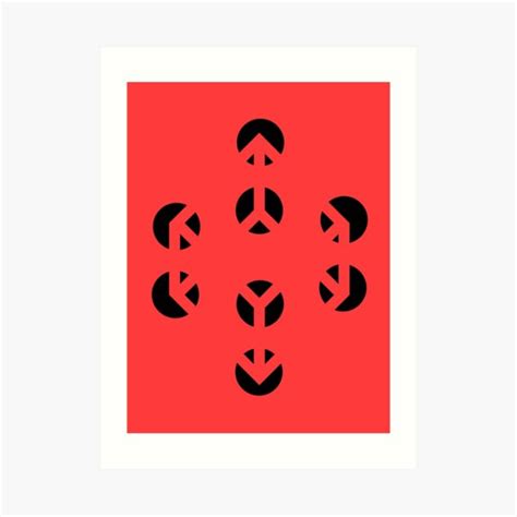 Illusory Cube Art Print By Wanungara Redbubble