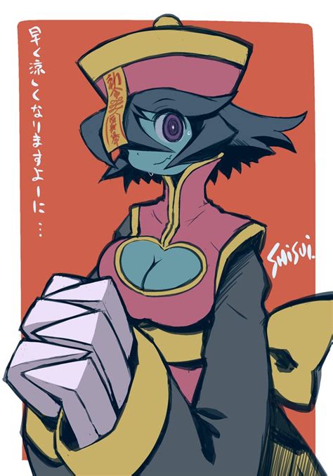 Shisui Hsien Ko Darkstalkers 1girl Blue Eyes Breasts Claws