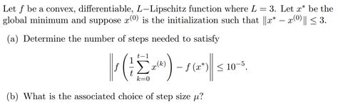 let f be a convex differentiable l− lipschitz