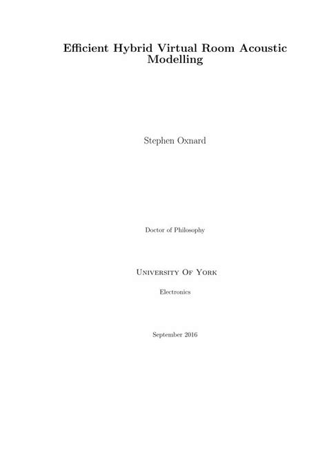 Pdf Efficient Hybrid Virtual Room Acoustic Modelling Dokumentips