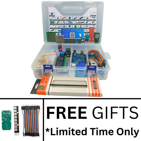complete uno r3 starter kit master electronics with arduino techtoast
