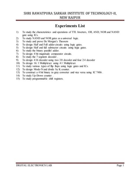 Computer Organization And Architecture Lab Manual Pdf Programming Languages Computing