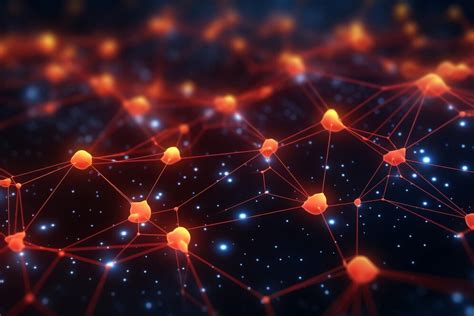 Premium Photo Abstract Visualization Of Interconnected Nodes Generative Ai