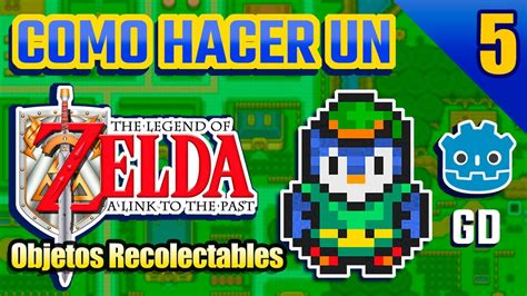 Como Hacer Un Zelda A Link To The Past Con Godot 4 Gdscript 05 Objetos Recolectables Youtube