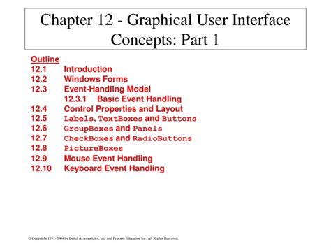 Ppt Introduction To Graphical User Interface Concepts Powerpoint