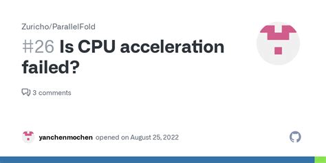 Is Cpu Acceleration Failed · Issue 26 · Zurichoparallelfold · Github
