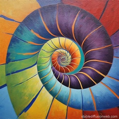 Fibonacci Spiral Painting Creation Stable Diffusion Online Fibonacci Spiral Painting Creation Stable Diffusion Online