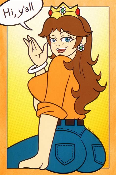 Long Hair Daisy Retro Style Study Super Mario Know Your Meme