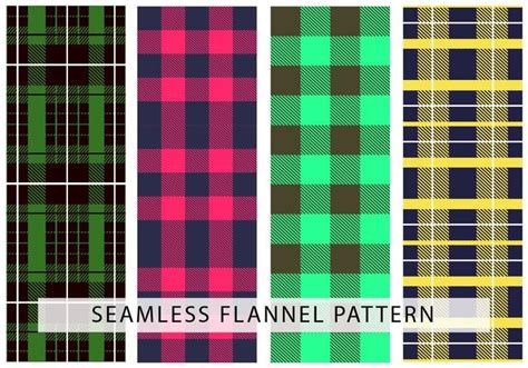 Flannel Seamless Vector Pattern 141764 Vector Art At Vecteezy
