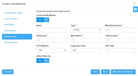 Creating A Load Balancer With Offload Ssl Certificate Leafcloud Documentation