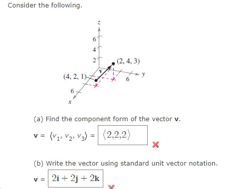 Consider The Following A Find The Component StudyX