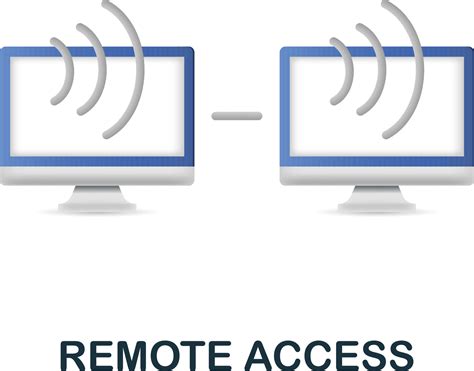 Remote Access Icon 3d Illustration From Cybercrime Collection Creative Remote Access 3d Icon