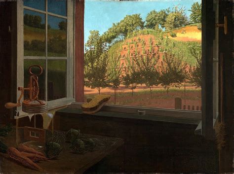 view from the kitchen window georg scholz 1926 [1024 x 763] r artporn