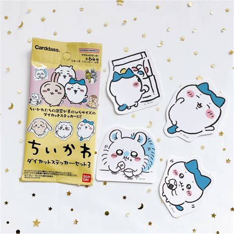 샐러드마켓 치이카와 먼작귀 다이컷 스티커 세트 3탄 위시버킷