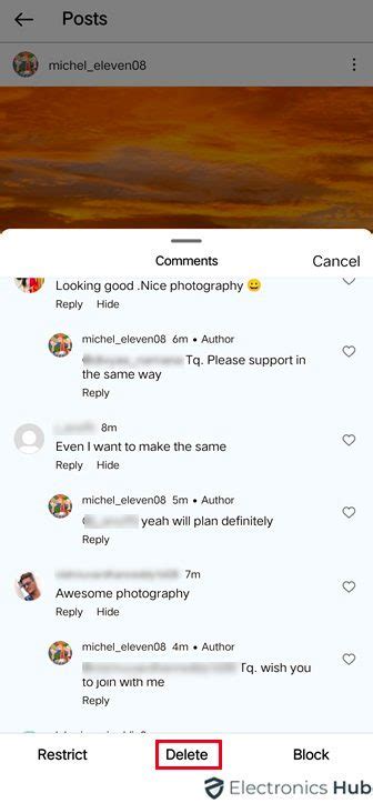How To Delete Comments On Instagram