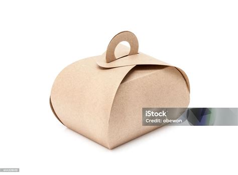 크래프트 포장 흰색 배경에 고립 된 갈색 종이 상자를 재활용 0명에 대한 스톡 사진 및 기타 이미지 0명 갈색 공란 Istock