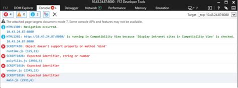 Angular Why Is My Website Not Getting Loaded In Internet Explorer Stack Overflow