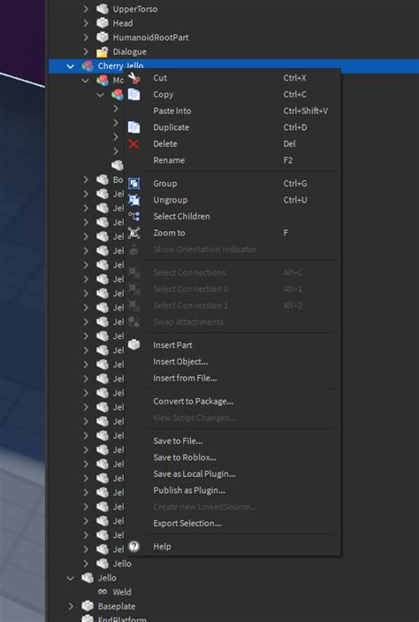 Add A Context Menu Option In Explorer To Remove All Scripts From Descendants Studio Features