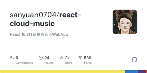 Github Sanyuan React Cloud Music React Webapp