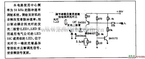 电源电路中的50kHs频率光发射电路 接线图网