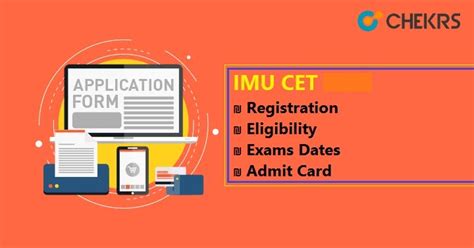 Imu Cet 2022 Application Form Eligibility Important Dates