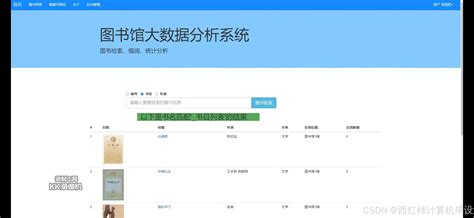 基于大数据 Python 图书馆数据分析系统源码lw部署讲解数据库ppt基于python的数据分析系统源码 Csdn博客