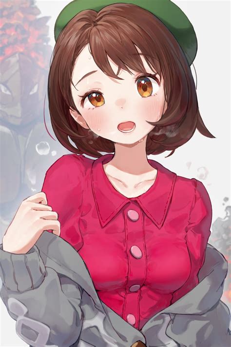 Gloria And Coalossal Pokemon And More Drawn By Yosame A Danbooru