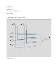 CSC 3100 Lab 3 Docx CSC 3100 Lab Assignment 3 27th September 2021 Monday Syed Tanveer 1 Two