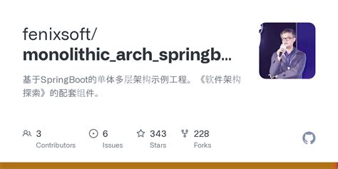 Monolithic Arch Springboot Pom Xml At Master Fenixsoft Monolithic