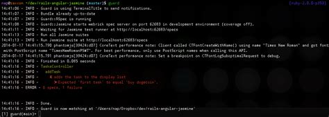 Rails Angular Jasmine A Modern Testing Stack By Nick Plante Zerosum Dot Org Medium
