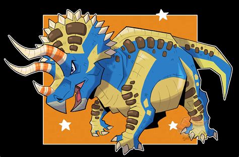 Snek Snack Fossil Fighters Absurdres Highres Artist Logo Claws