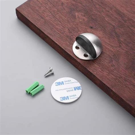 Topes Para Puertas [paquete De 4] Topes Y Topes Para Puertas De Acero Inoxidable Topes