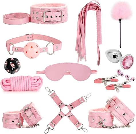 Sex Bondage Restraint Kits Bdsm Toys 12 Pcs Handcuffs Ankle