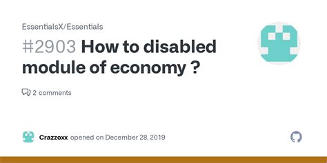 How To Disabled Module Of Economy · Issue 2903 · Essentialsx